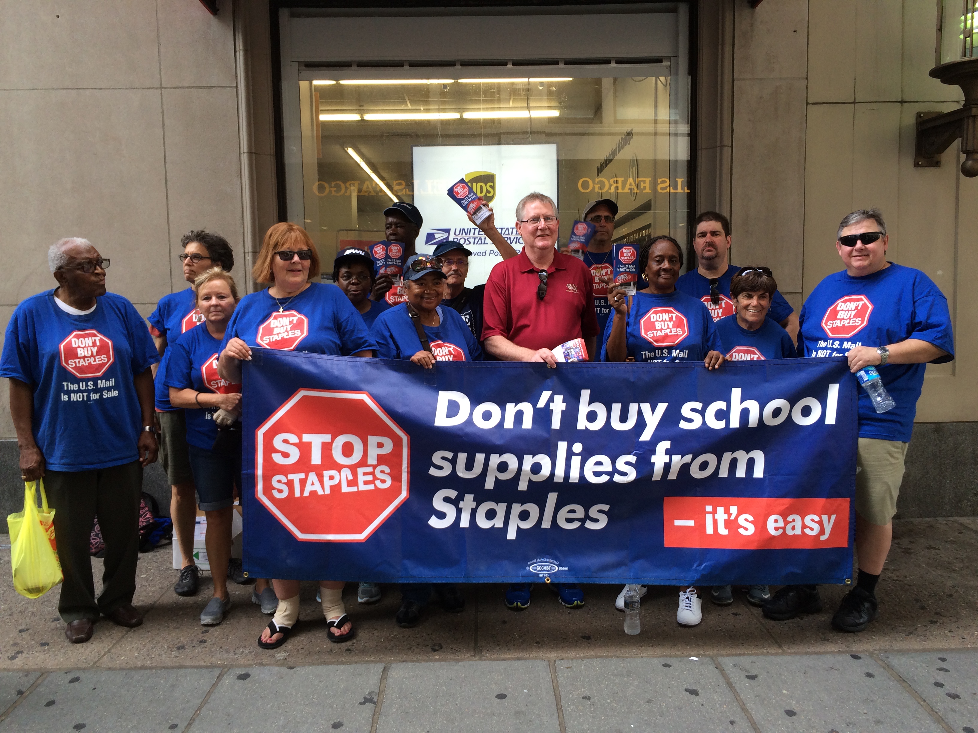 Stop Staples is on Fire in Philly | American Postal Workers Union