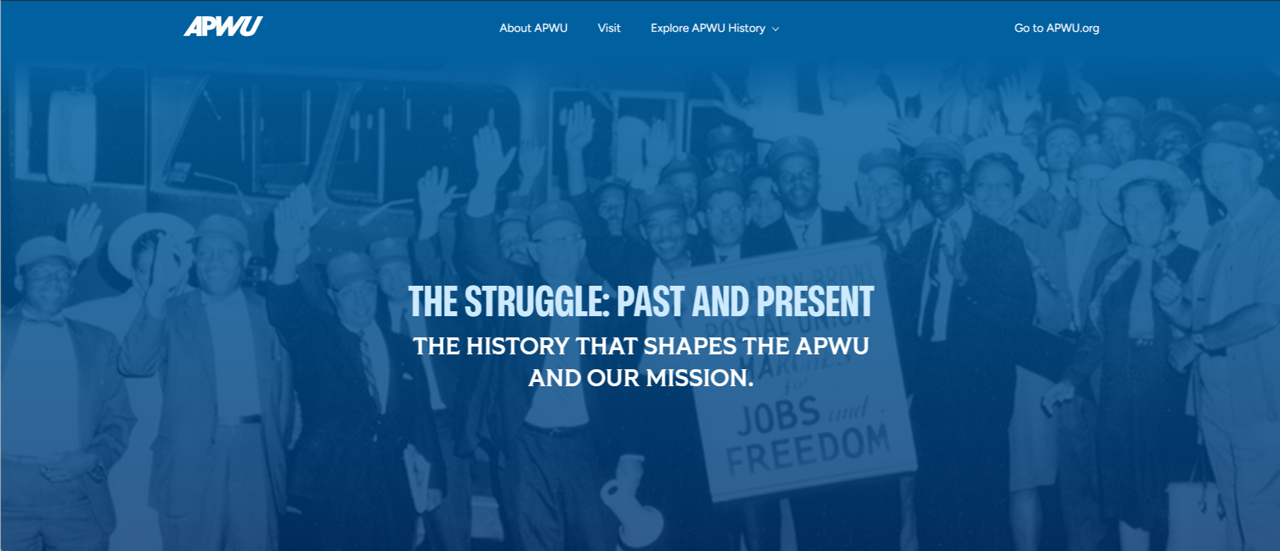 The American Postal Workers Union Launches Interactive Online History ...